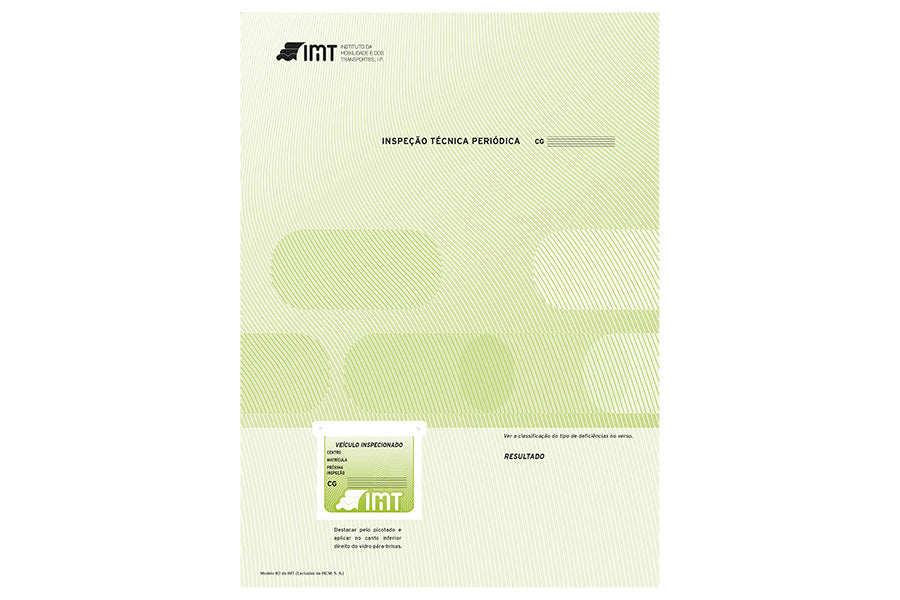 Certificado de Inspecção Técnica Periódica Aprovado| INCM